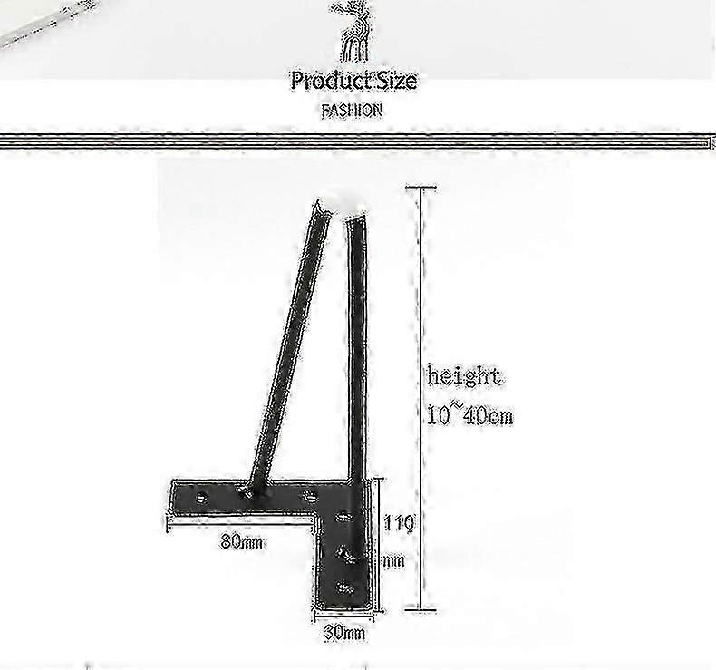10cm-40cm Iron Table Legs Cabinet Feet Hairpin Desk Leg Metal Furniture ...
