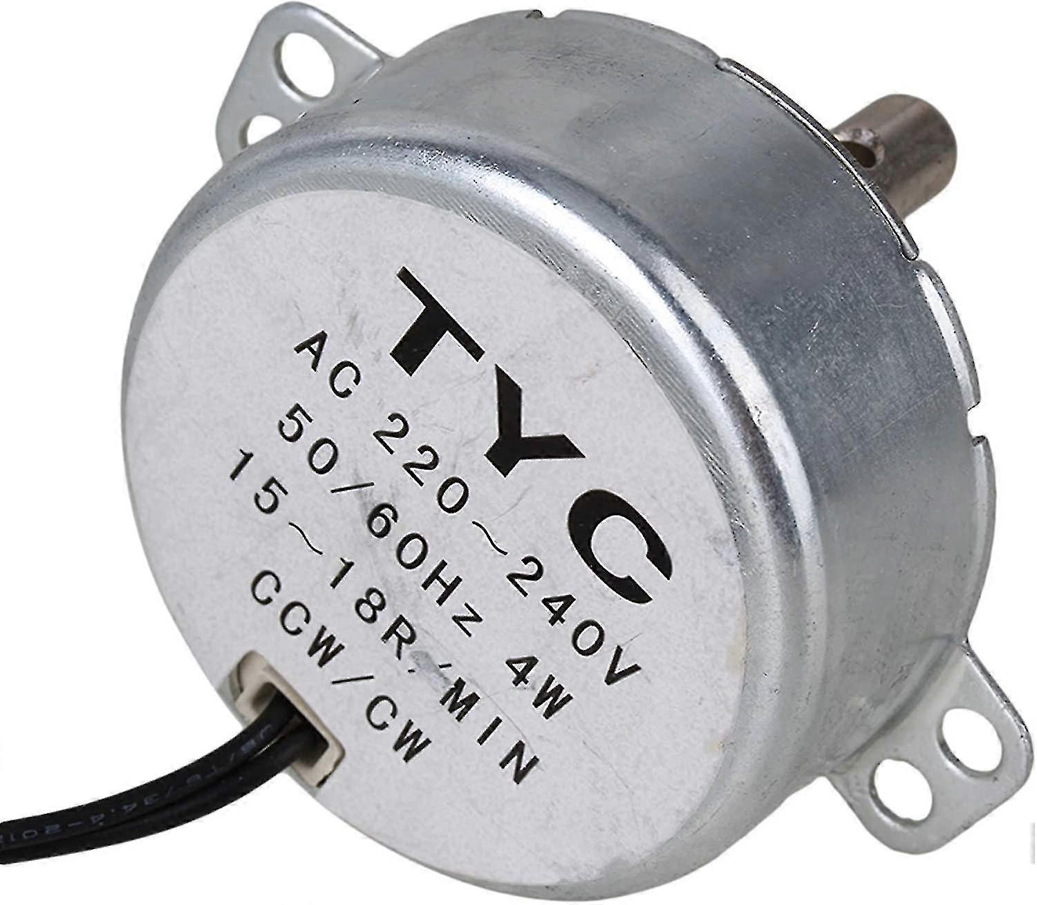 Synchronous Motor Ac 220/240v 15~18r/min 50/60hz Cw/ccw 4w Tyc-50 1 ...
