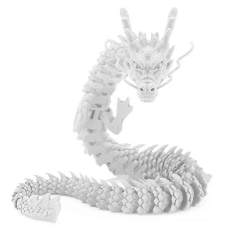 3D Printed Articulated Dragon Special Dragon Model Adjustable Joints ...