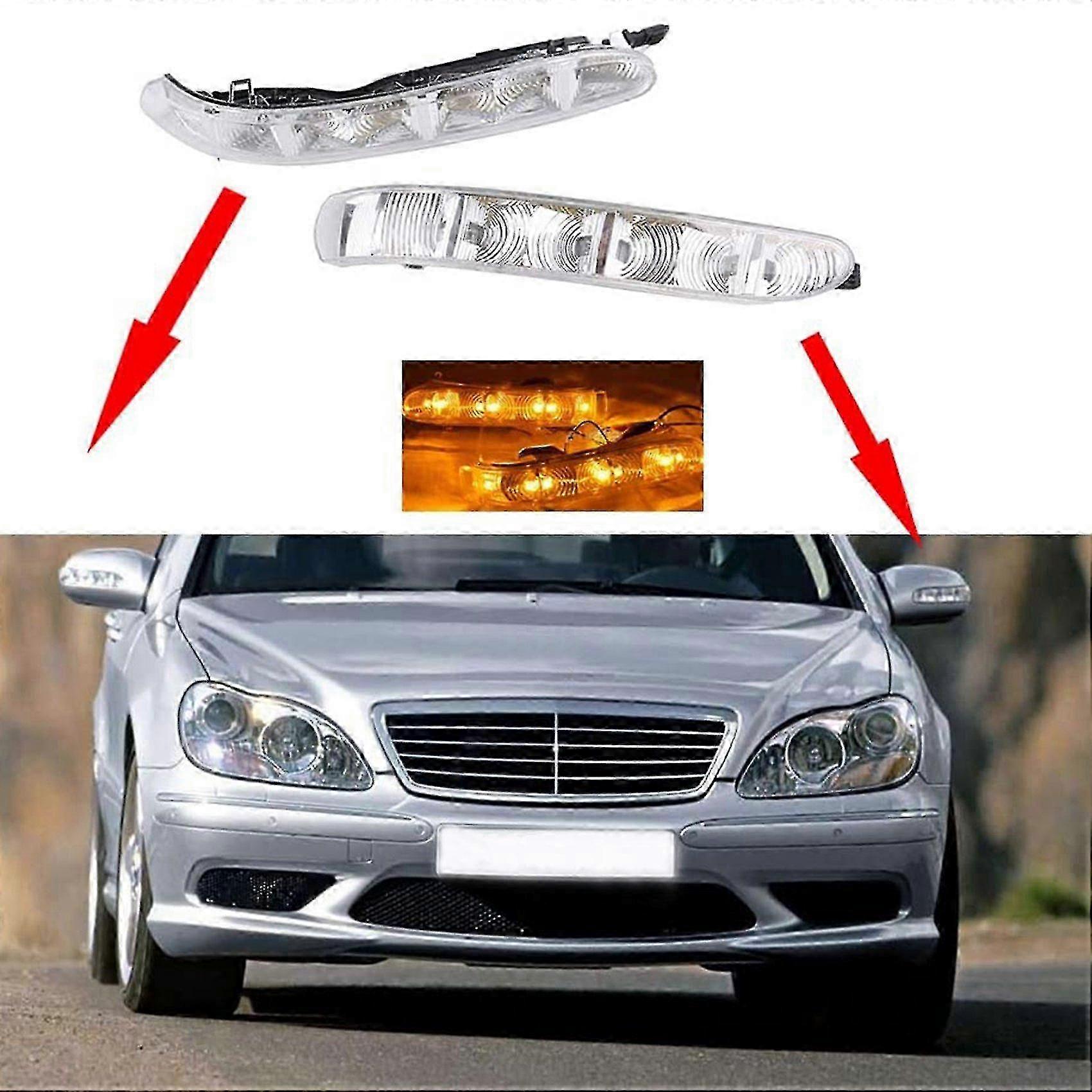 Mercedes W220 S Class LED Turn Signal Light for Mirror | Fruugo UK