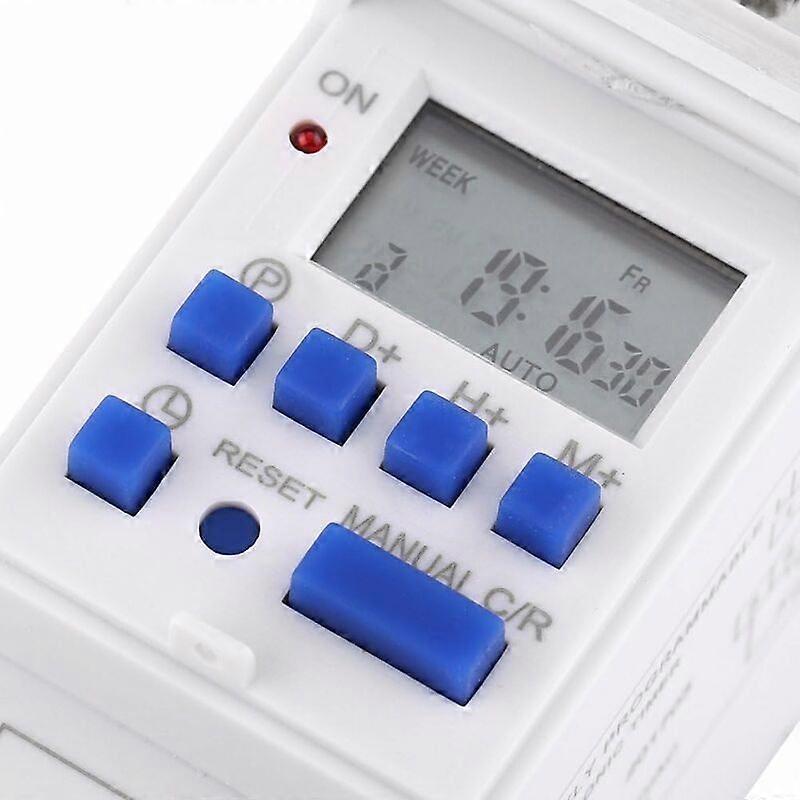 LCD Timer Weekly Electric Time Programmer Digital Timer Switch 15A(220V ...