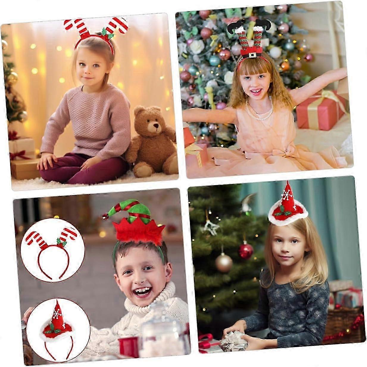 Festive headband set Christmas party hats and accessories | Fruugo UK