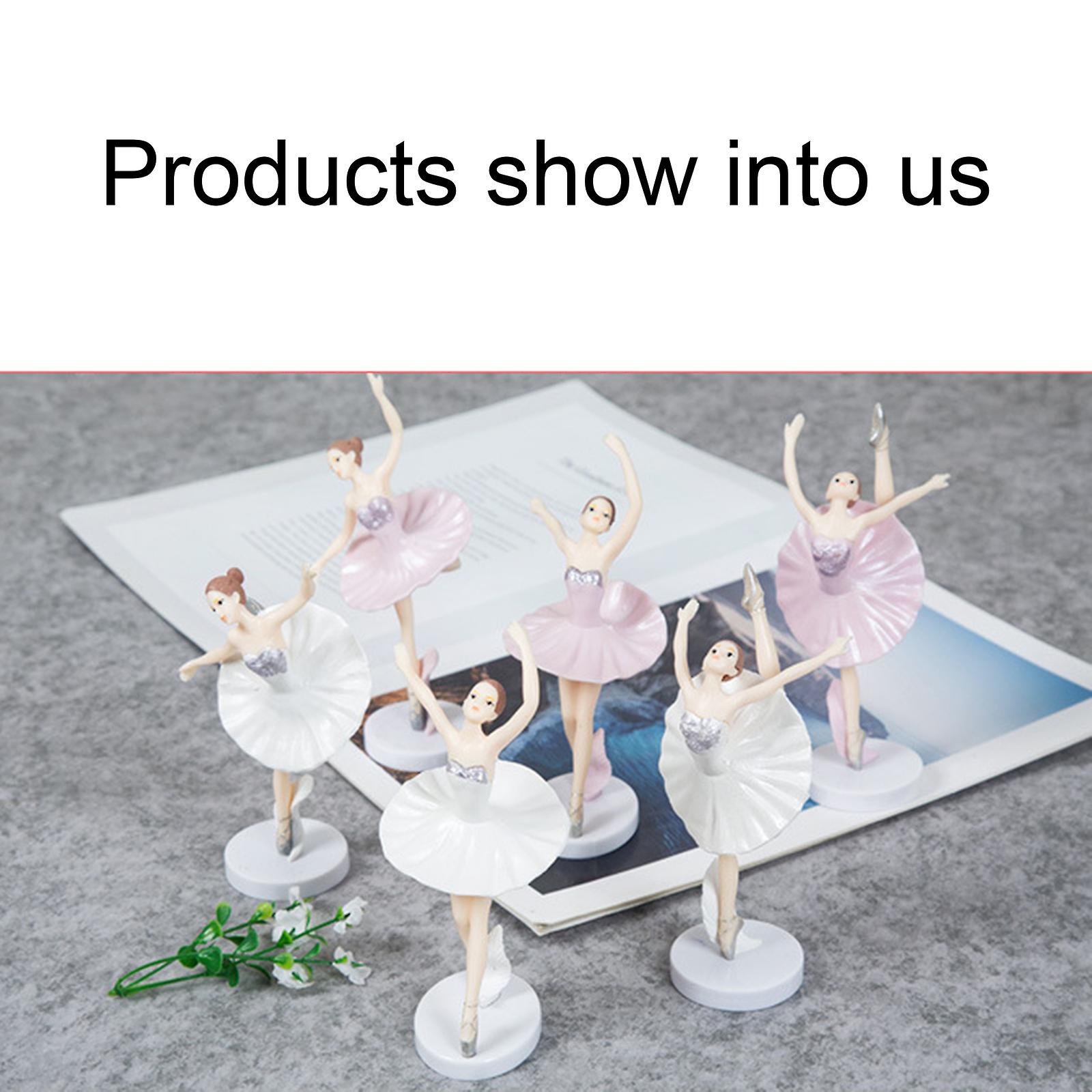 Ballet Dancer Ballerina Cake Topper Figurine Toys Birthday Party Decora ...