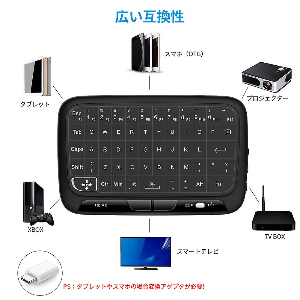Improved 2.4Ghz keyboard Wireless mini keyboard Multi touch pad ...