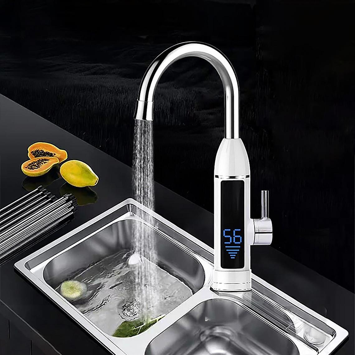 Electric Faucet Instant Water Heater Tank Mounted Led Temperature ...