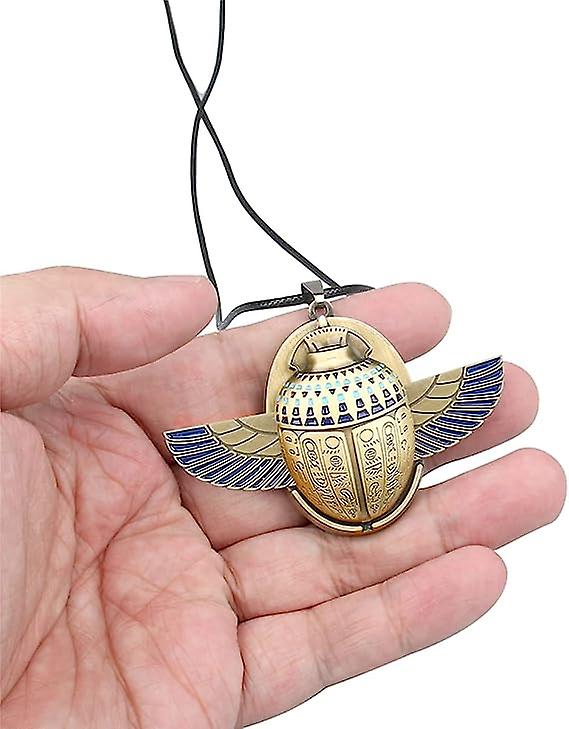 Moon Necklace Egyptian Scarab Compass Pendant | Fruugo UK