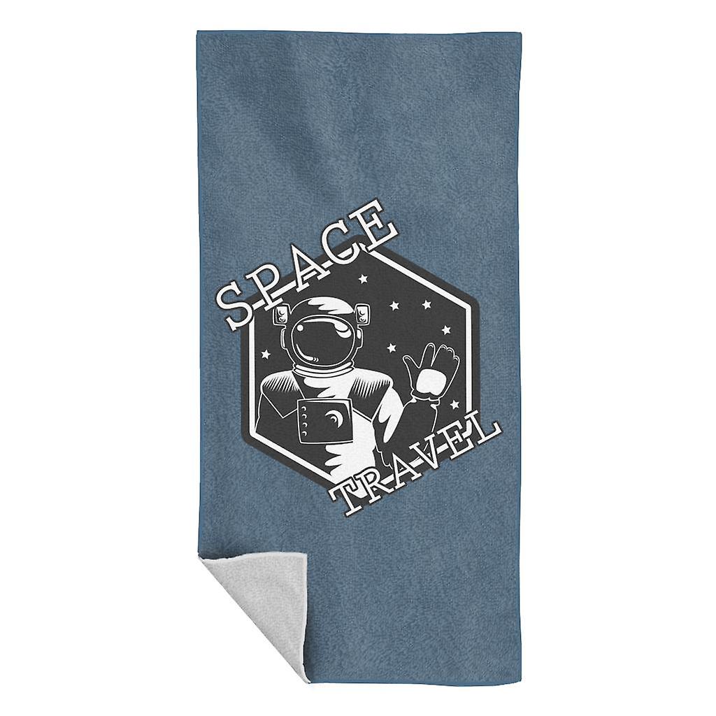 NASA Space Travel Astronaut Waving Beach Towel | Fruugo UK