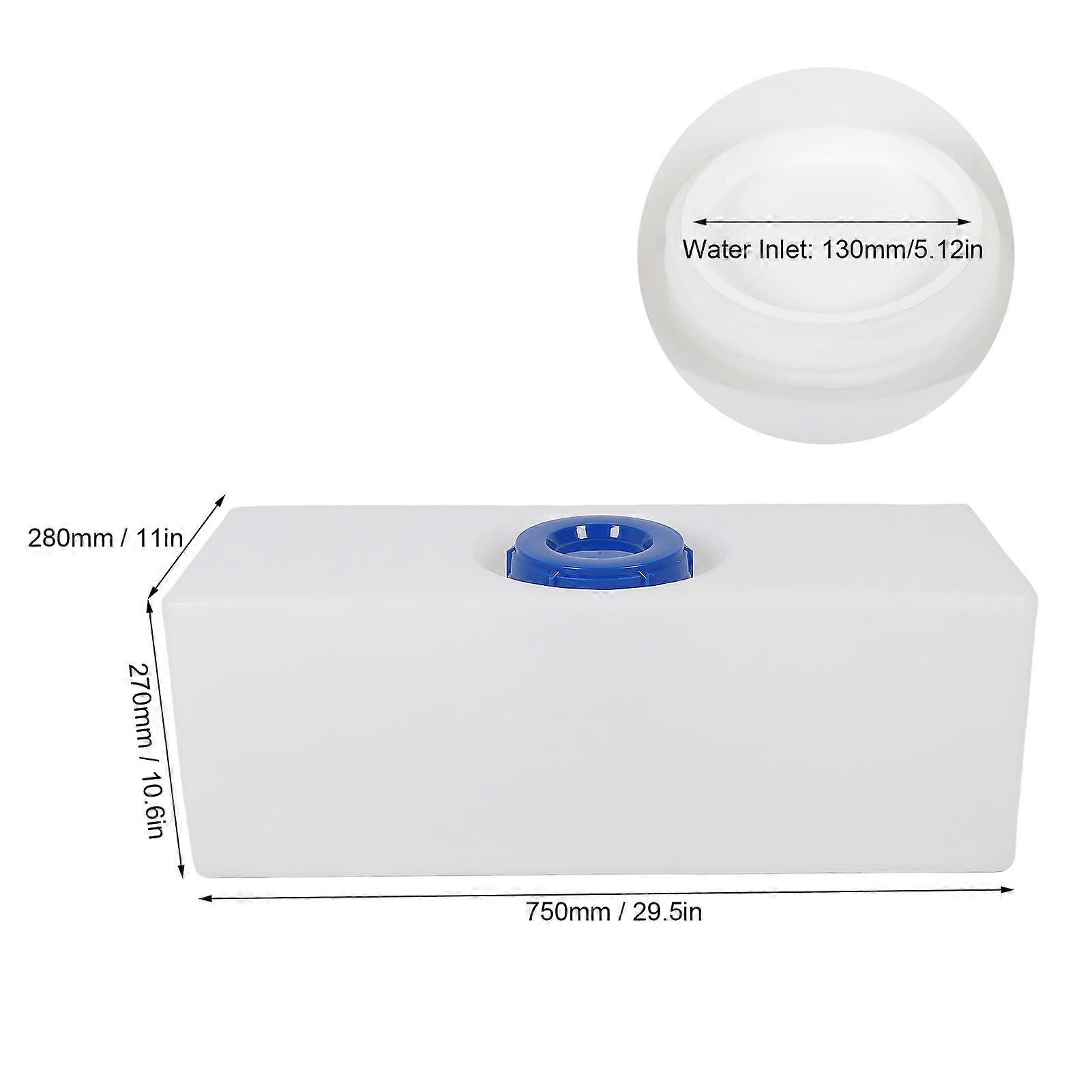 15 Gallons RV Fresh Water Holding Tank LLDPE 130mm Water Inlet Storage ...