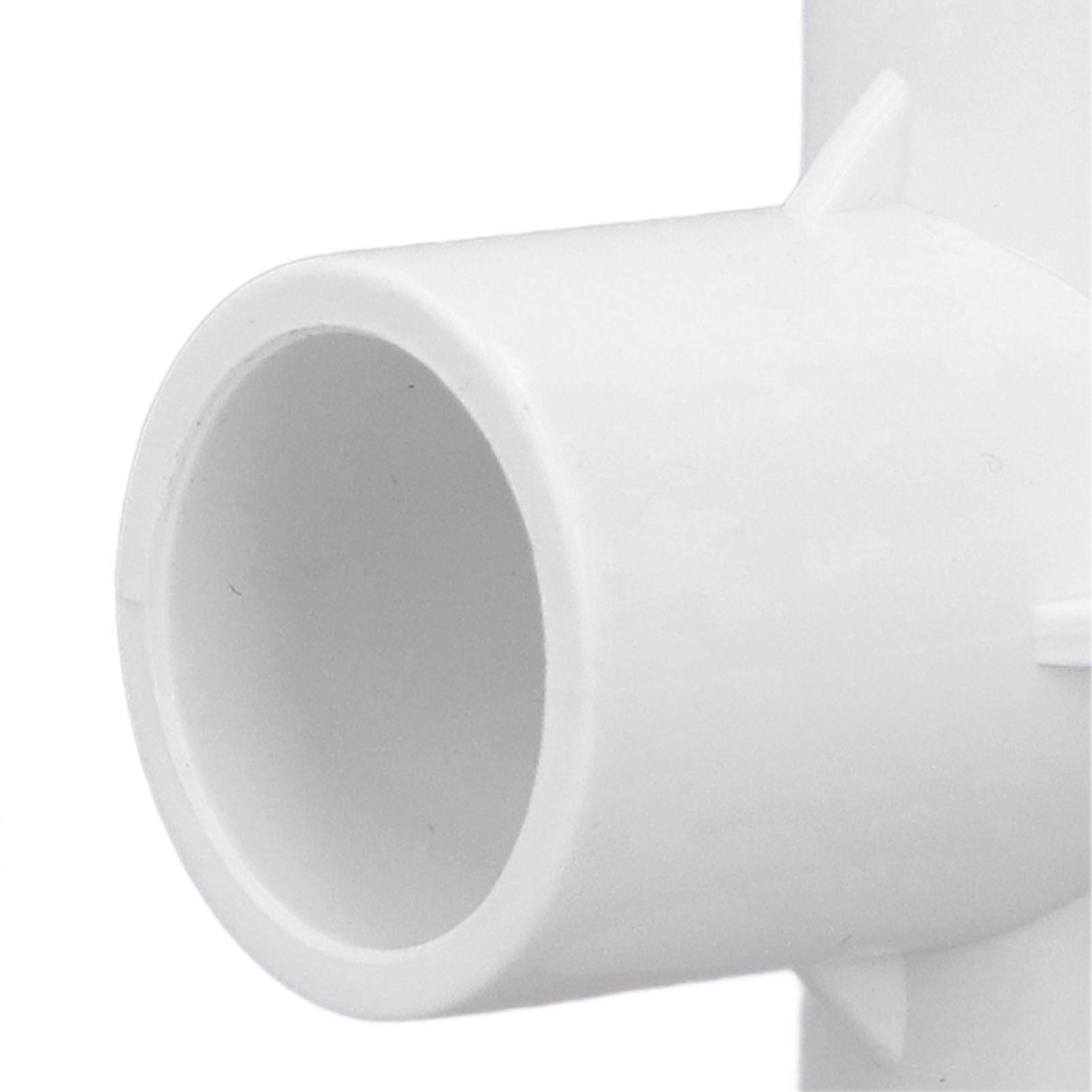 10PCS Pipe Fitting Connectors PVC 0.8in Pipe Splice 4 Way Elbow Fitting ...