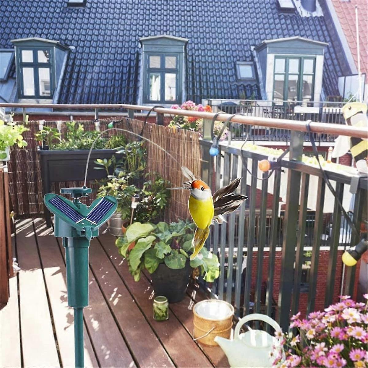 Solar Powered Flying Bird, Solar or Battery Powered Realistic Birds ...