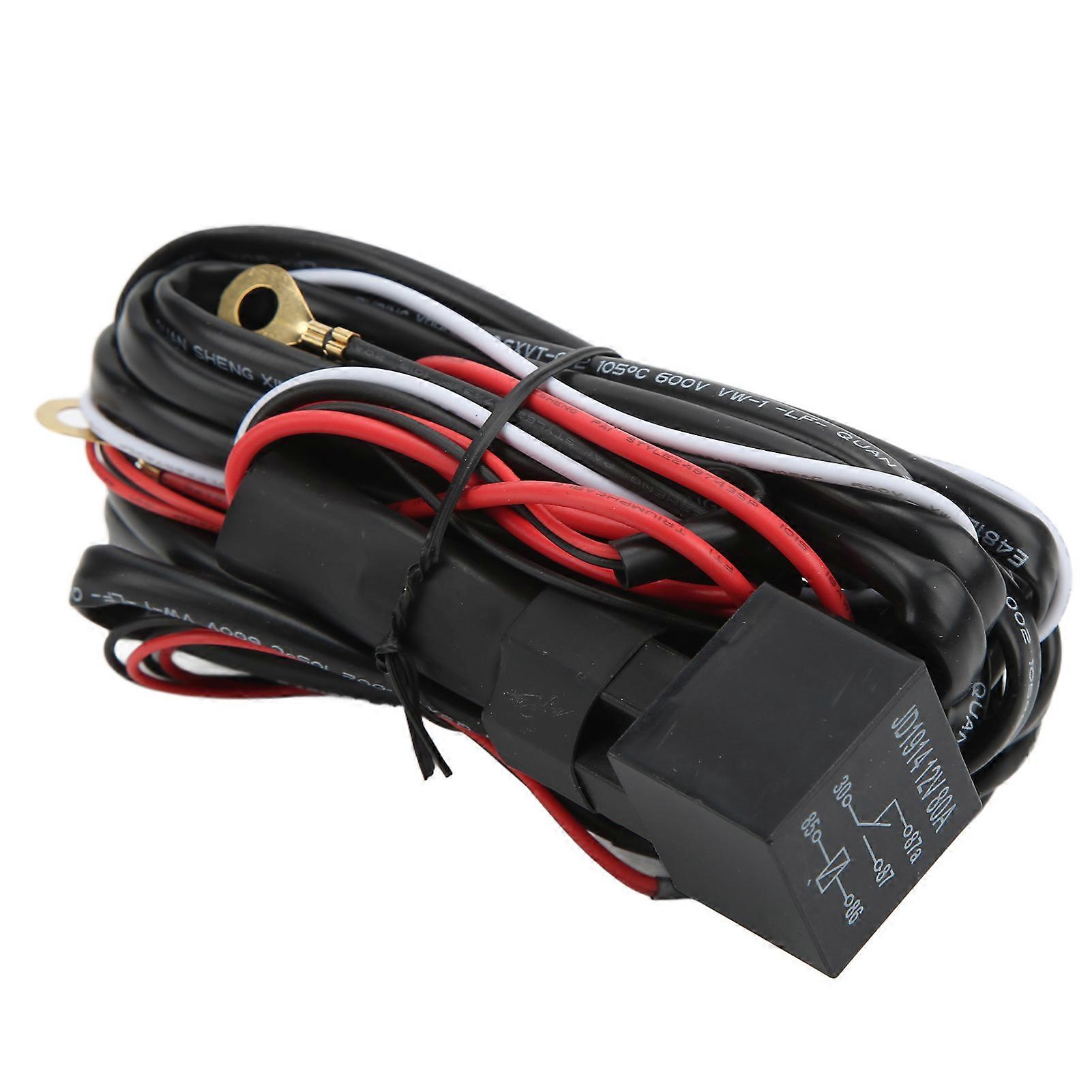 LED CCFL Angel Eyes Relay Wire Harness Fade On Off Function Replacement ...