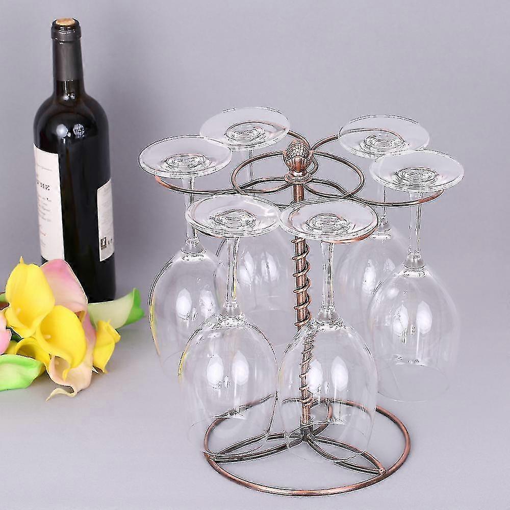 Wine Glass Rack, Red Wine Glass Drying Rack, Glass Rack 6 Wine Glass ...