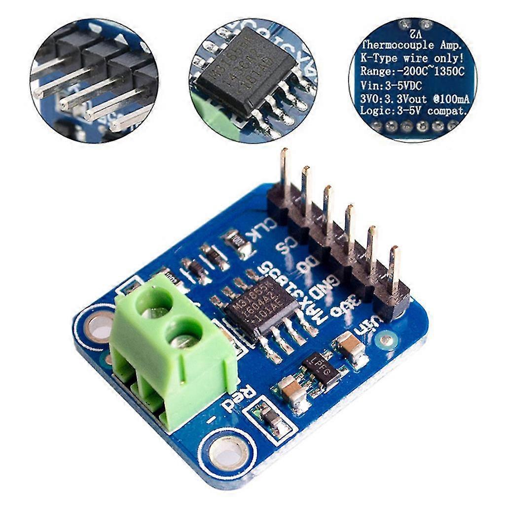 Max31855 K Type Sensor Module K Type Thermocouple Breakout Board ...