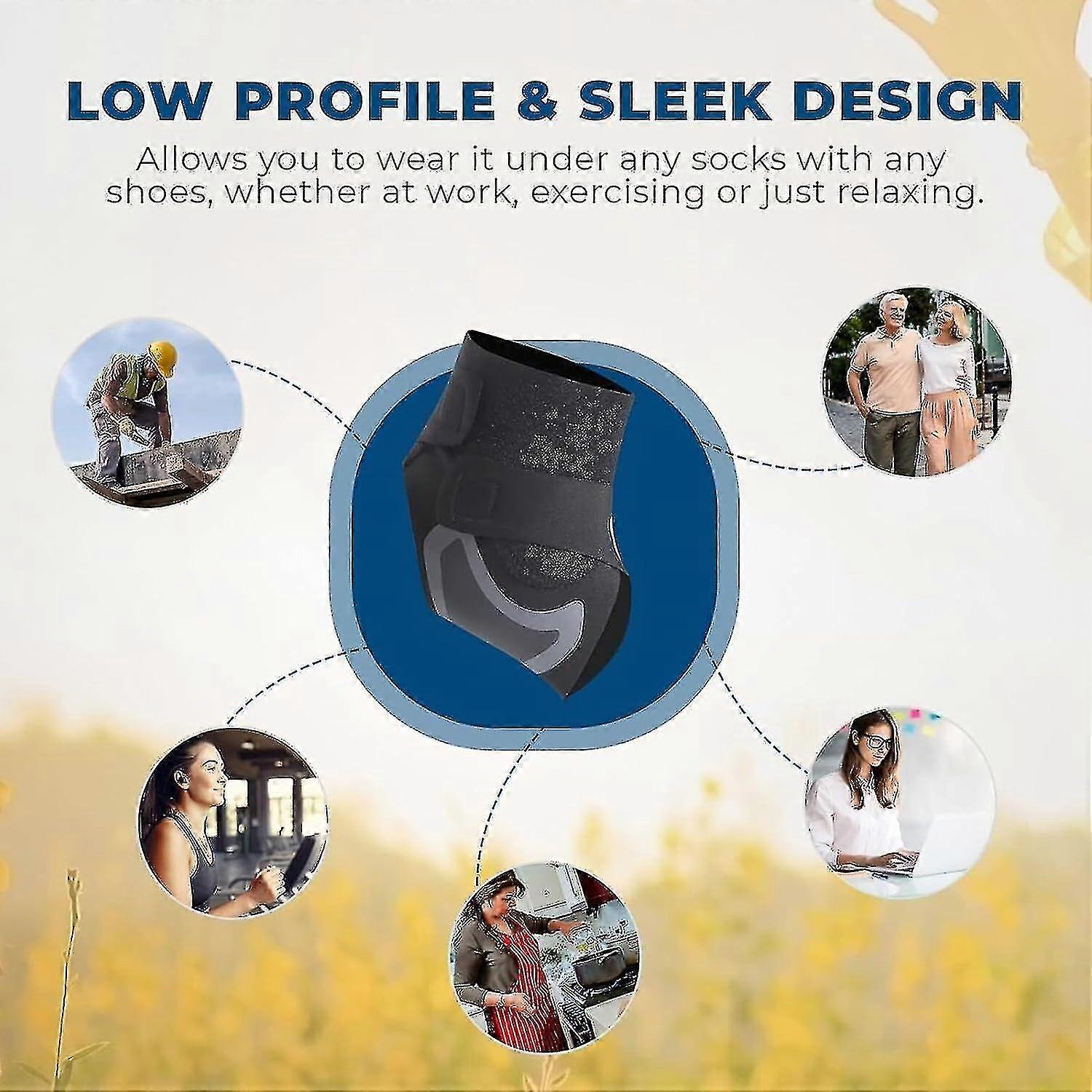 Tryxwrap Foot Wrap, Tryx Foot Wrap, Ankle Brace Compatible Relief ...