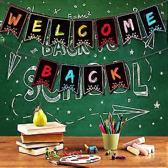 Welcome Back Banner For Classroom Decorations - Welcome Bulletin Board ...