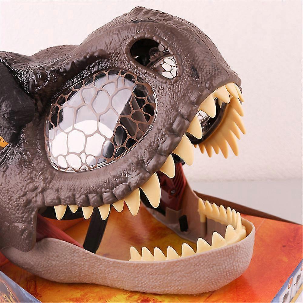 Halloween Jurassic World Dinosaur Mask Tyrannosaurus Rex Open Mouth ...