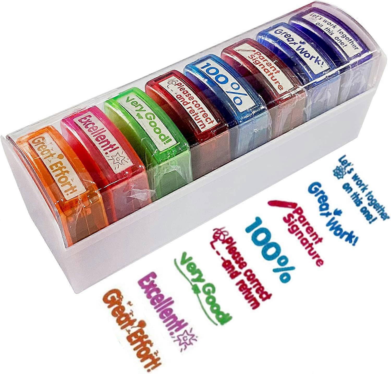 Self-Inking Teacher Stamps for Grading Teacher Good Job Stamp for ...