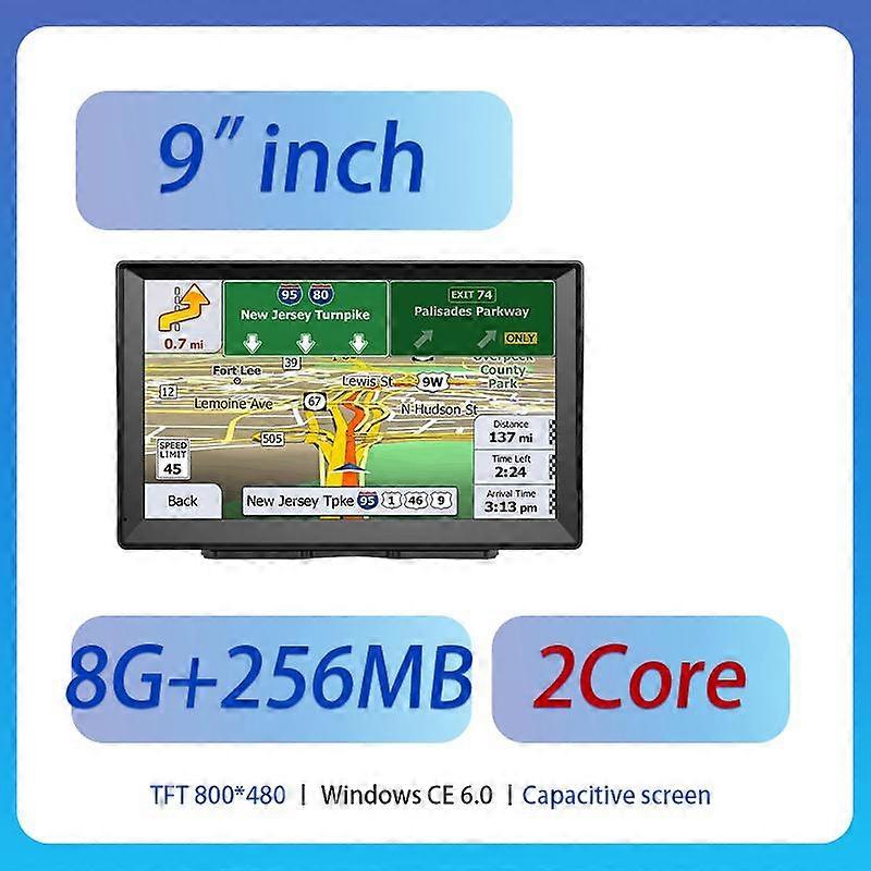 9 Inches 3D GPS Navigation 2023 Map for Car Wince 6.0 Touch Screen ...