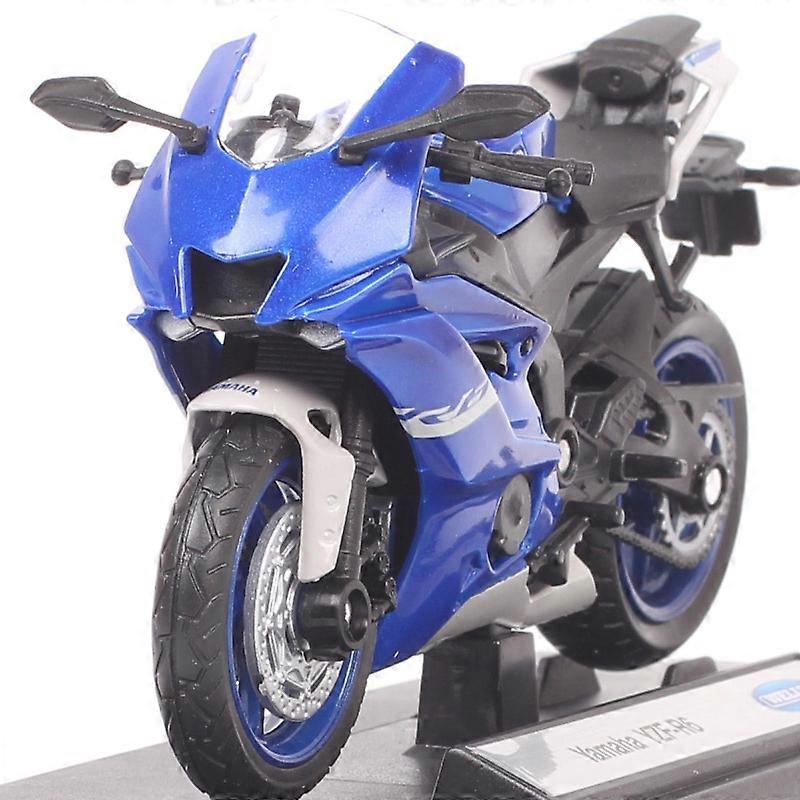 Kids 1/18 Scale Mini 2020 Yamaha YZF R6 Super Racing Bike Diecast Toy ...