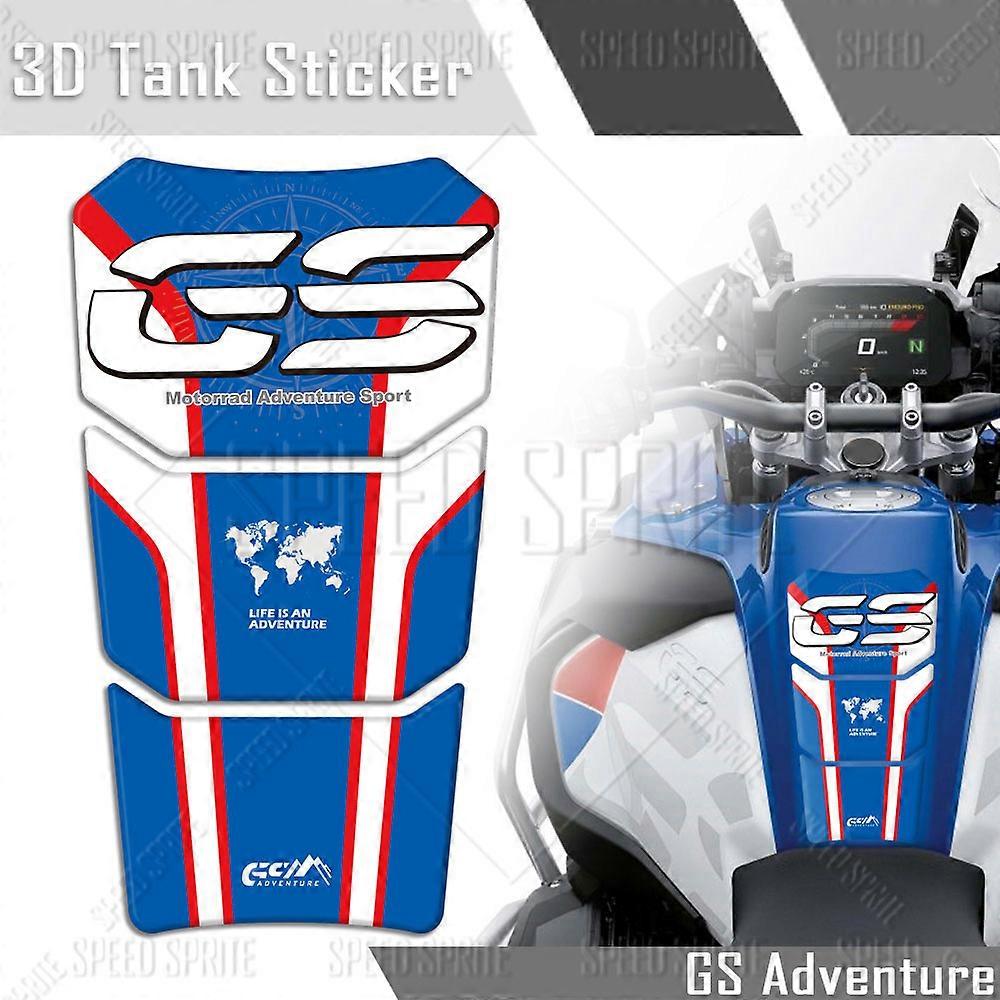 3D Motorcycle Tank Pad Sticker Protector Triple black 40 years Decal ...