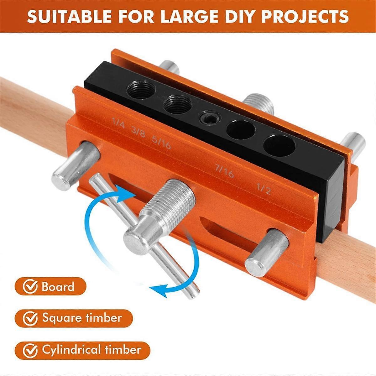Self Centering Doweling Jig Kit,Jig Drill Guide Bushings Set,Holes ...