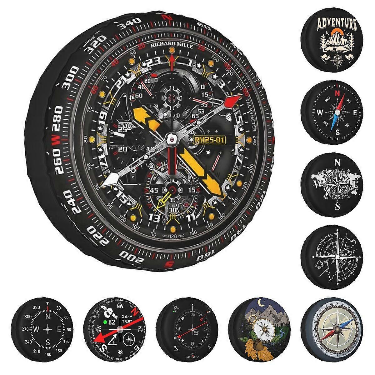Rm 25-01 tourbillon adventure watch face compass spare wheel tire cover ...