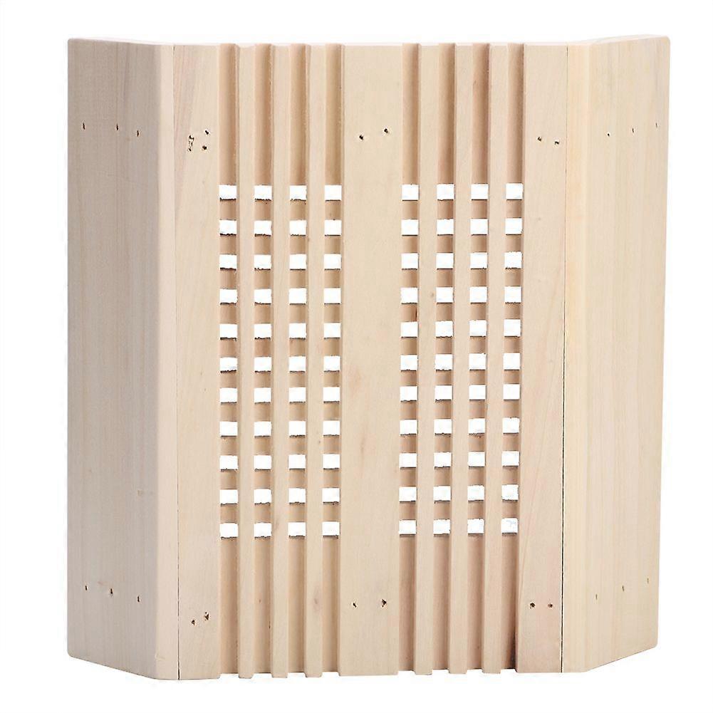 Sauna Room Square Wood Corner Lamp Shade Light Cover Sauna Accessories ...