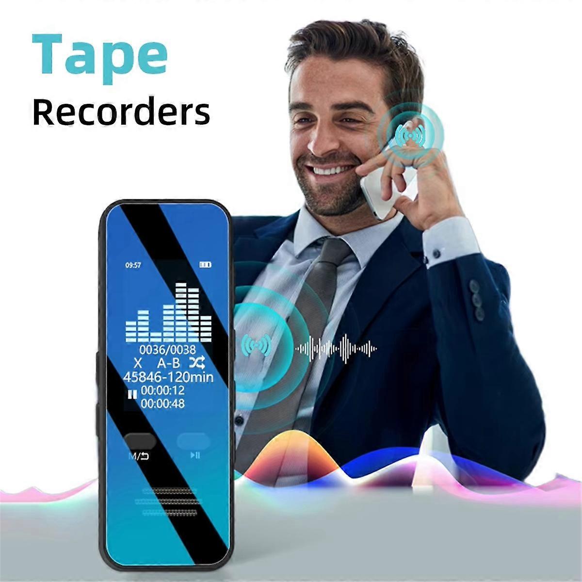 Digital Audio Voice Recorder Bluetooth MP3 Player with Playback Voice ...