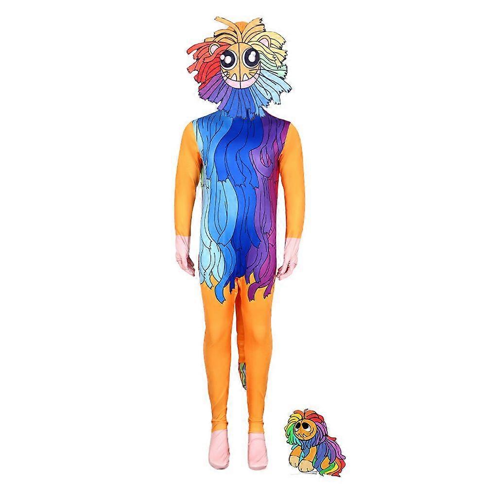 Kids Adult Poppy Playtime 4 Yarnaby Cosplay Costume Jumpsuit Party ...