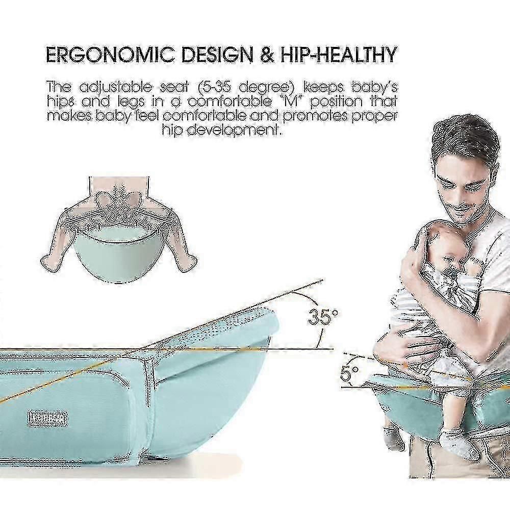 Cht-360 All Carry Positions Baby Carrier Baby Hip Seat Carrier | Fruugo UK