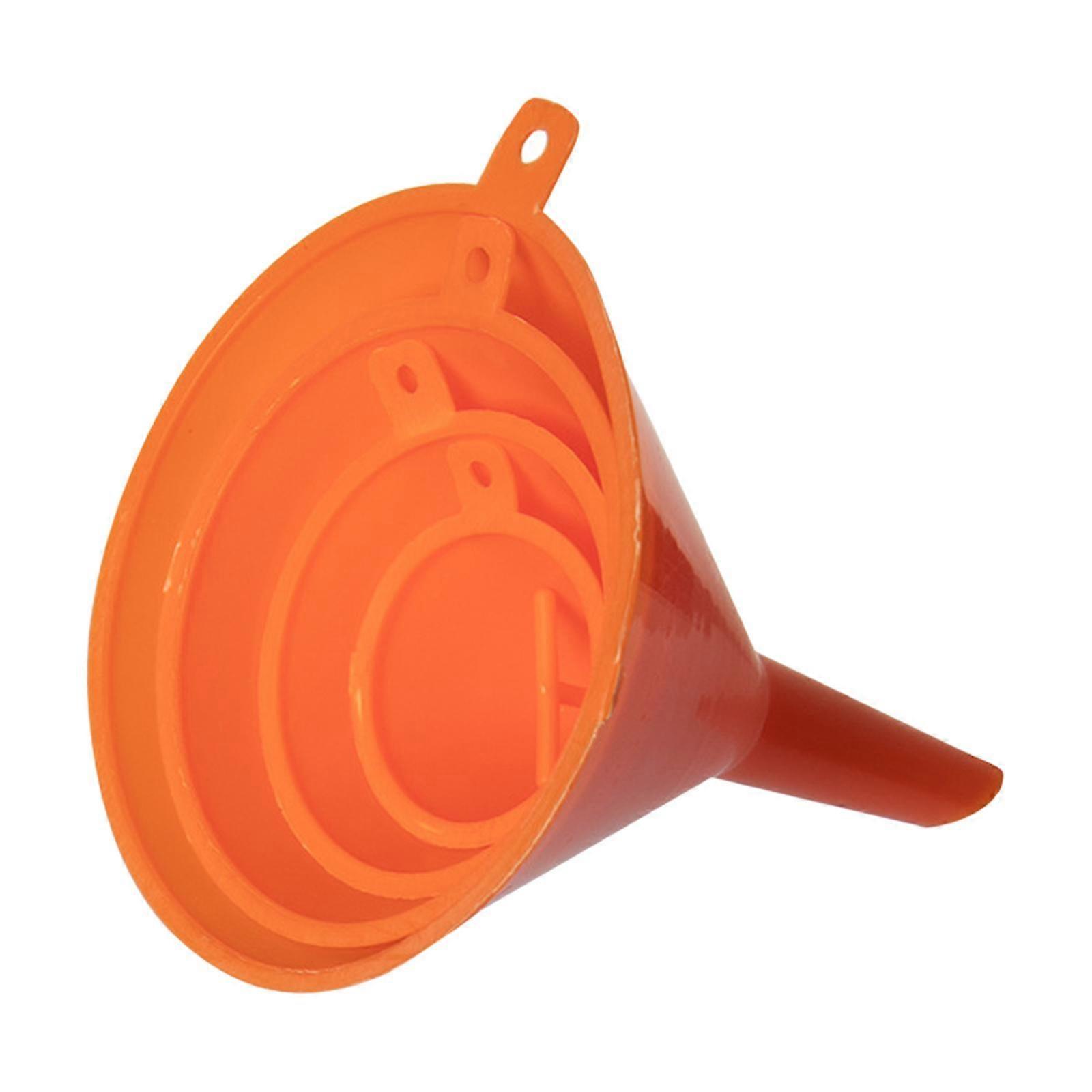 4Pcs Plastic Funnel Easy Pouring Fuel & Oil Funnels for Oil Gas Kitchen ...