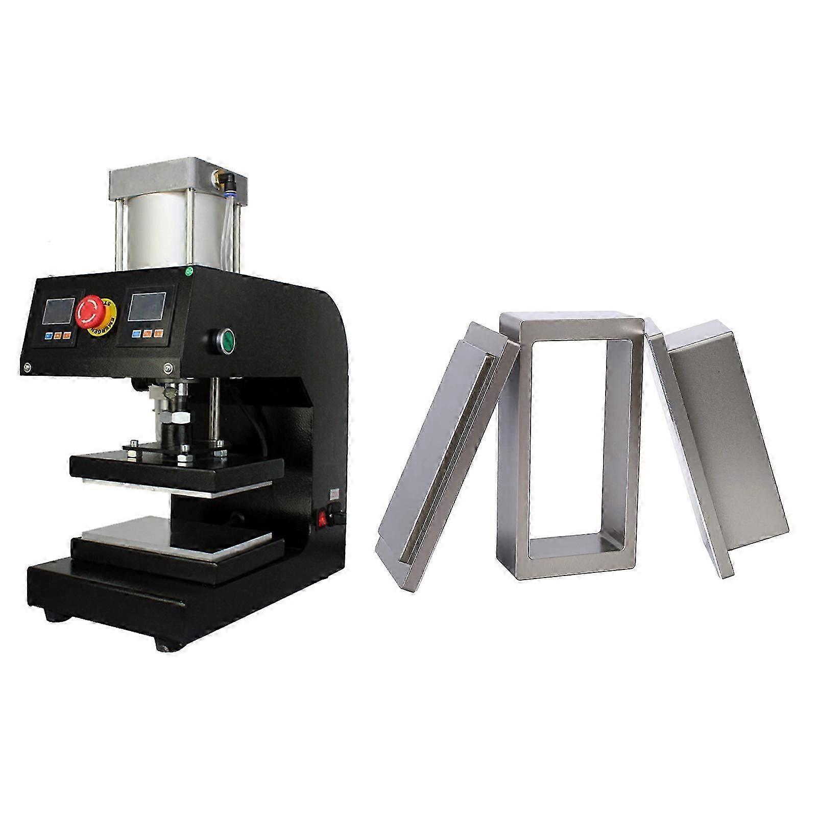 2x4" Pre Press Mold Efficiency Smooth Surface Silver for Rosin Press ...