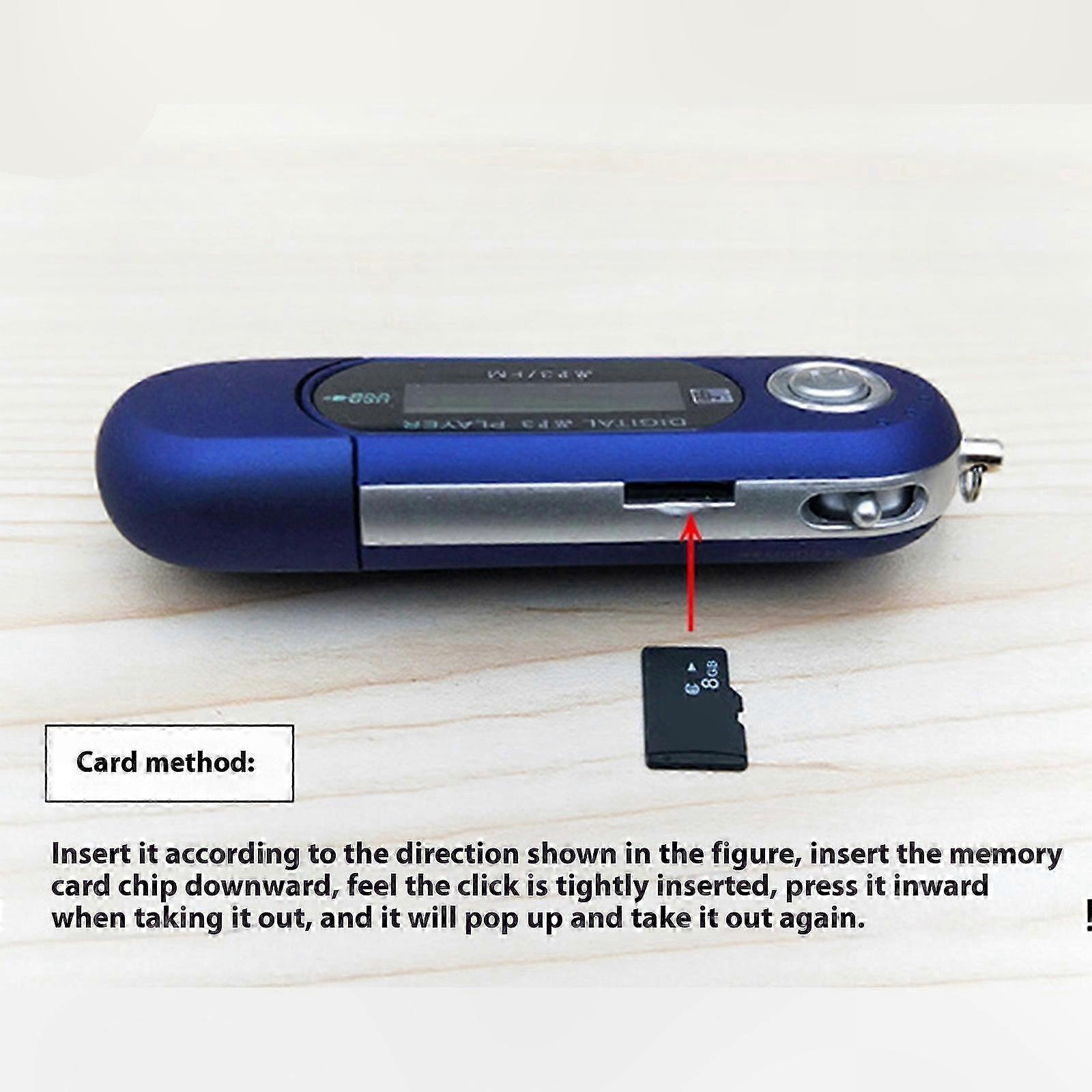 Rechargeable MP3 Player with Energy-Saving Design, 4GB/8GB Memory, LCD ...