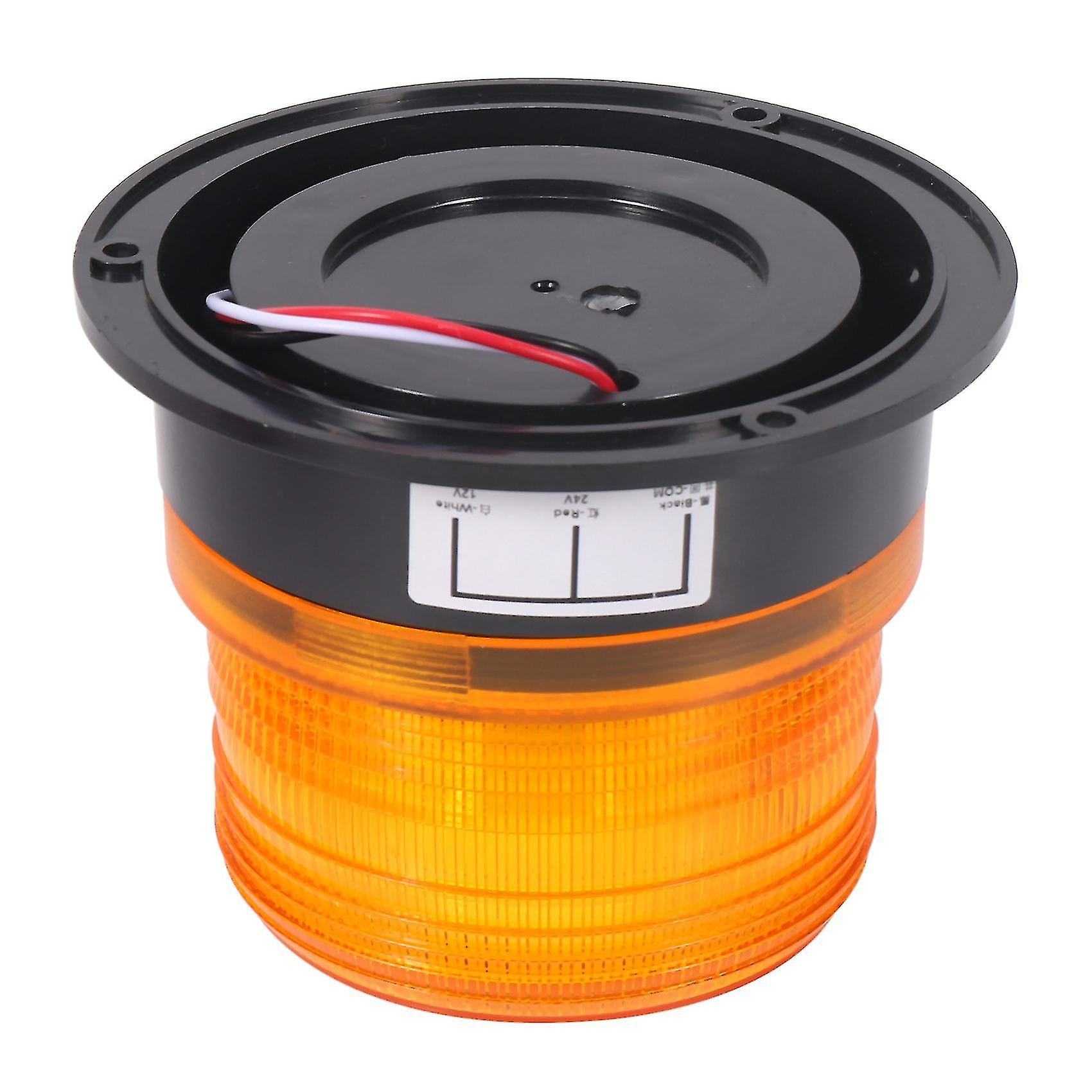 2 X Amber Led Beacon Strobe Emergency Flashing Light Warning Lamp Truck ...