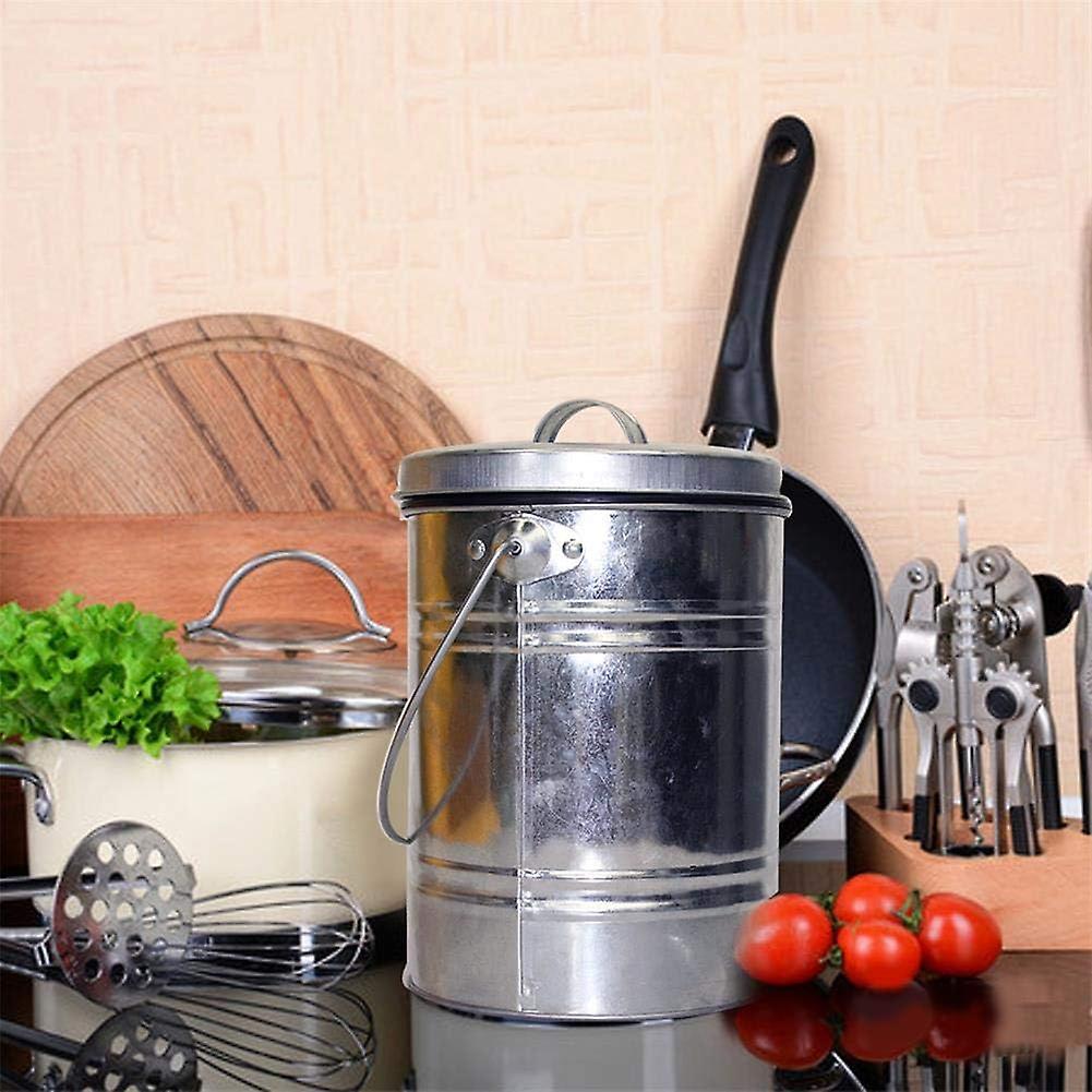 5 Liters Compost Bin Indoor Recycling Bins For Kitchen Trash Bucket For ...