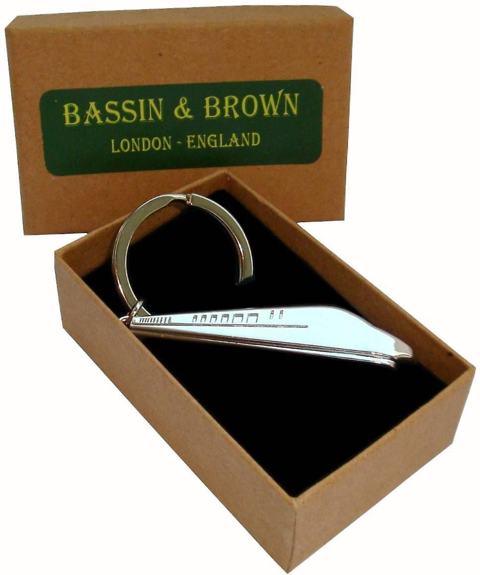 Bassin and Brown High Speed Train Key Ring - Silver | Fruugo US