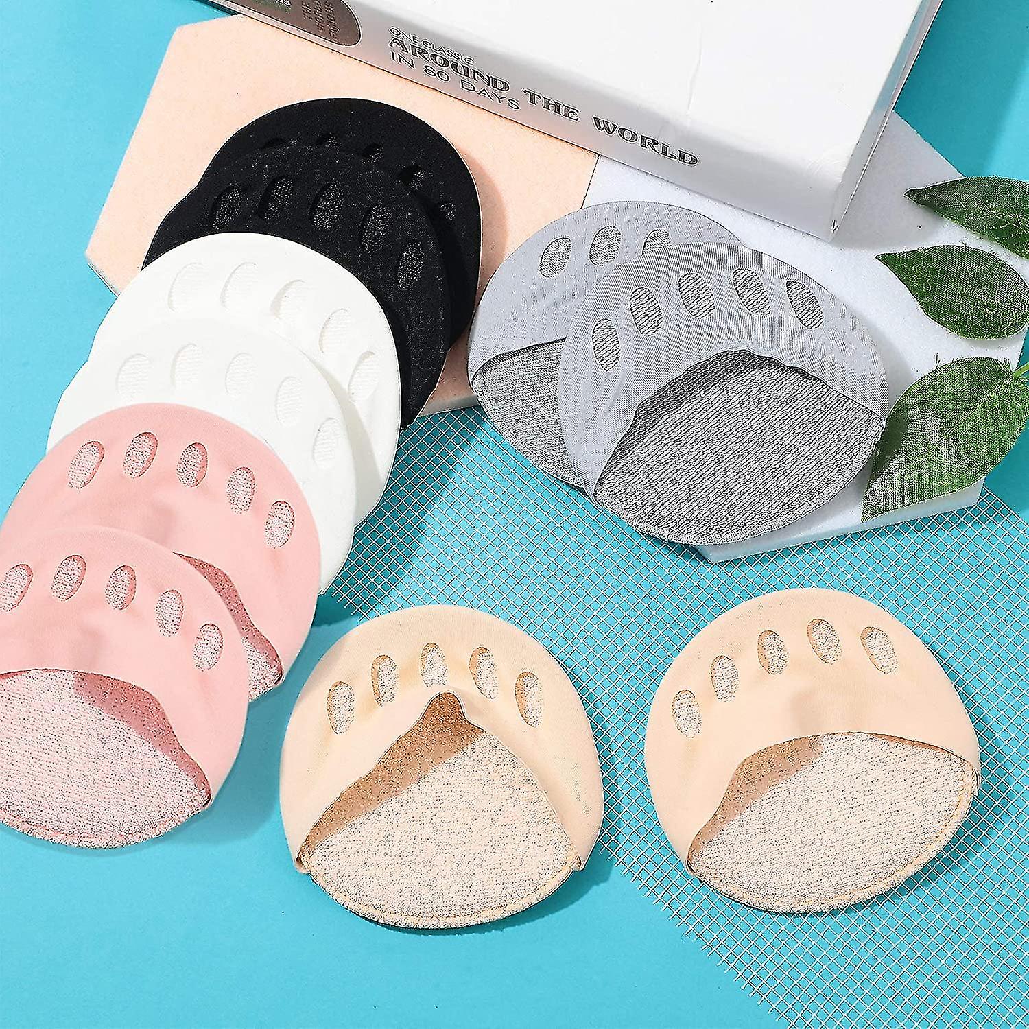 5pairs Honeycomb Cloth Forefoot Pads, Metatarsal Pads Toe Protection ...