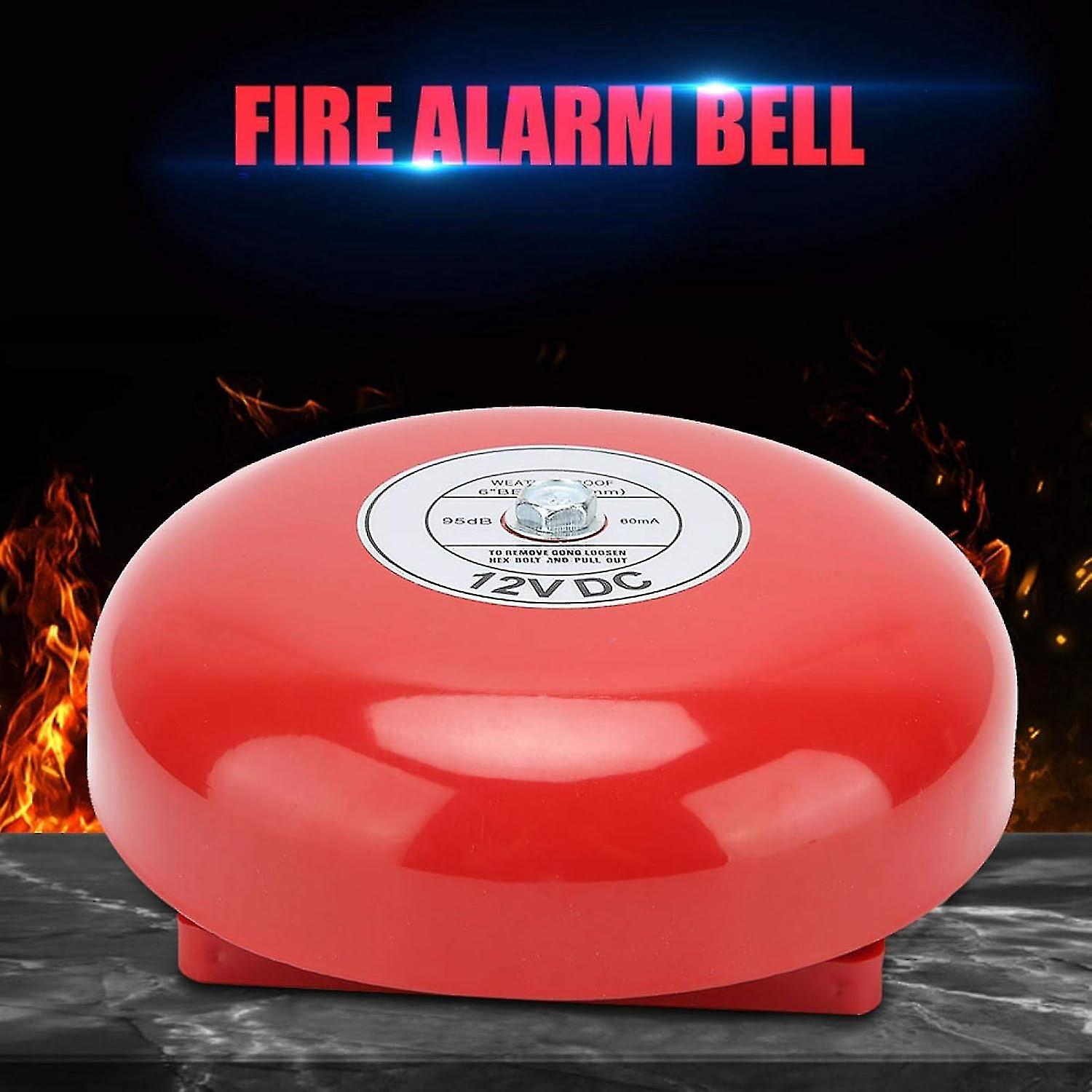 100db High Decibel Fire Alarm Bell 6 Inch Internal Strike Non Sparking ...
