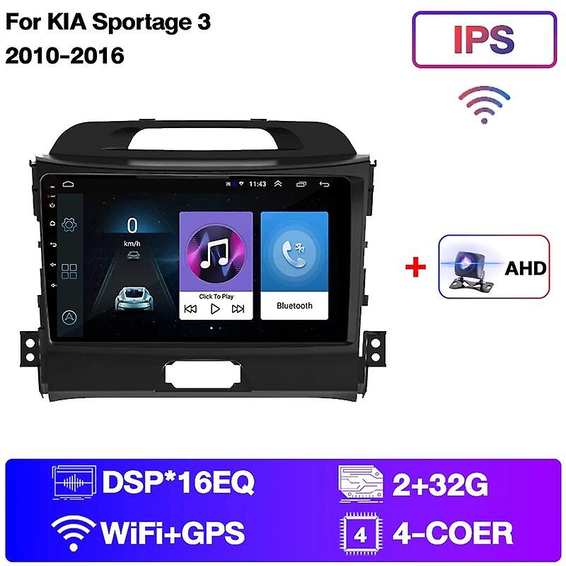 Car Audio Autoradio 2din Android For Kia Sportage 3 2010-2016 Carplay Android Auto Qled Screen ...