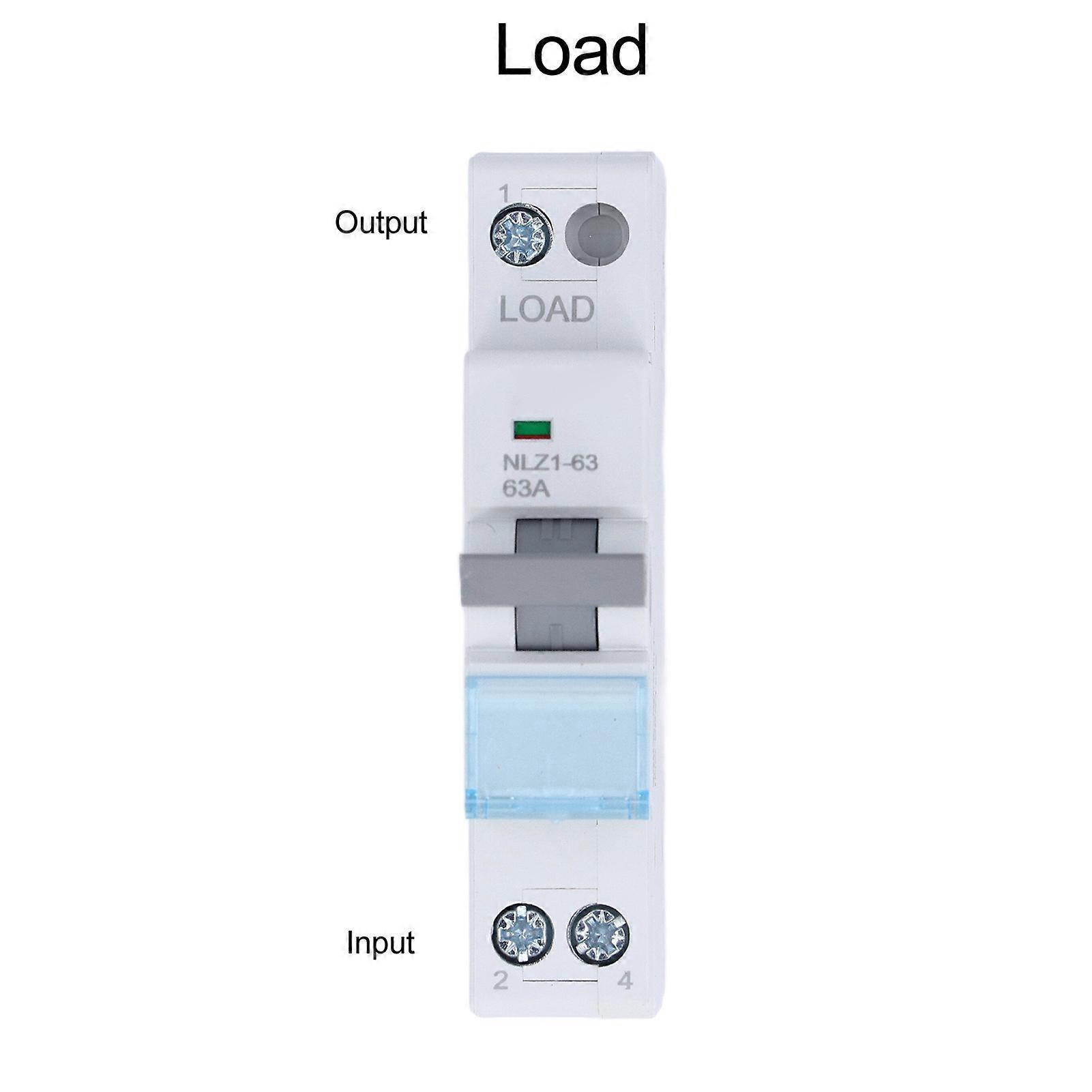 Dual Power Manual Transfer Switch 63A 1P MTS DIN Rail Mount Circuit ...