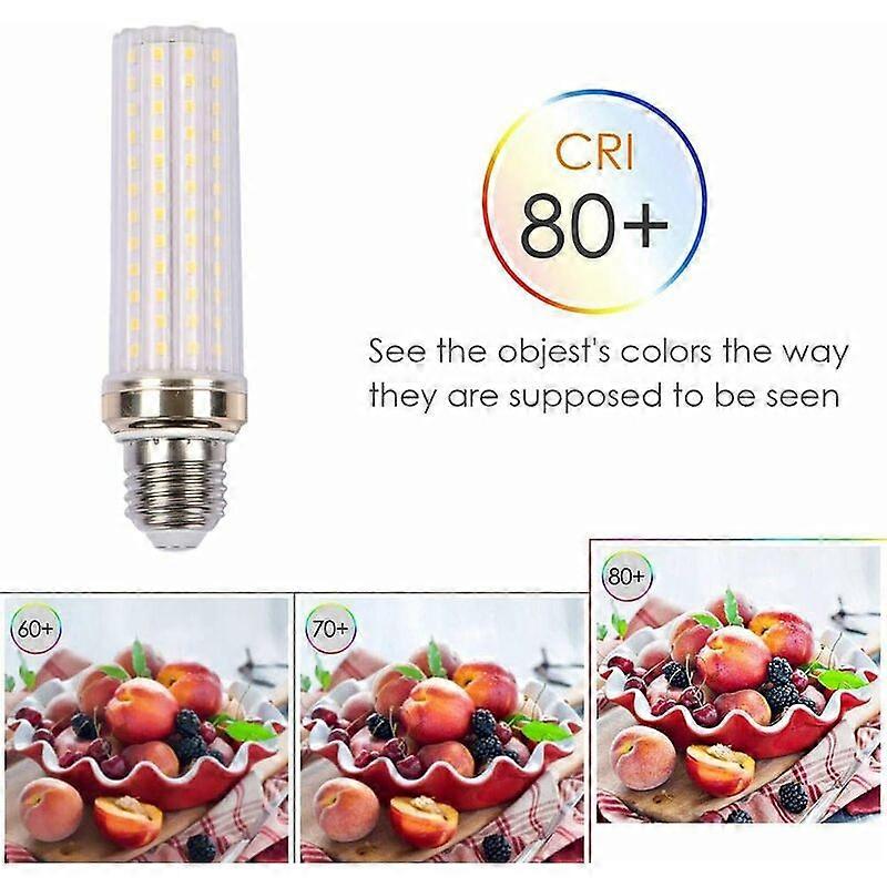 Ampoule LED E27 Maïs Blanc Chaud 3000K, 20W E27 Équivalent Halogène 150W, 2000LM, 360 Lumière ...