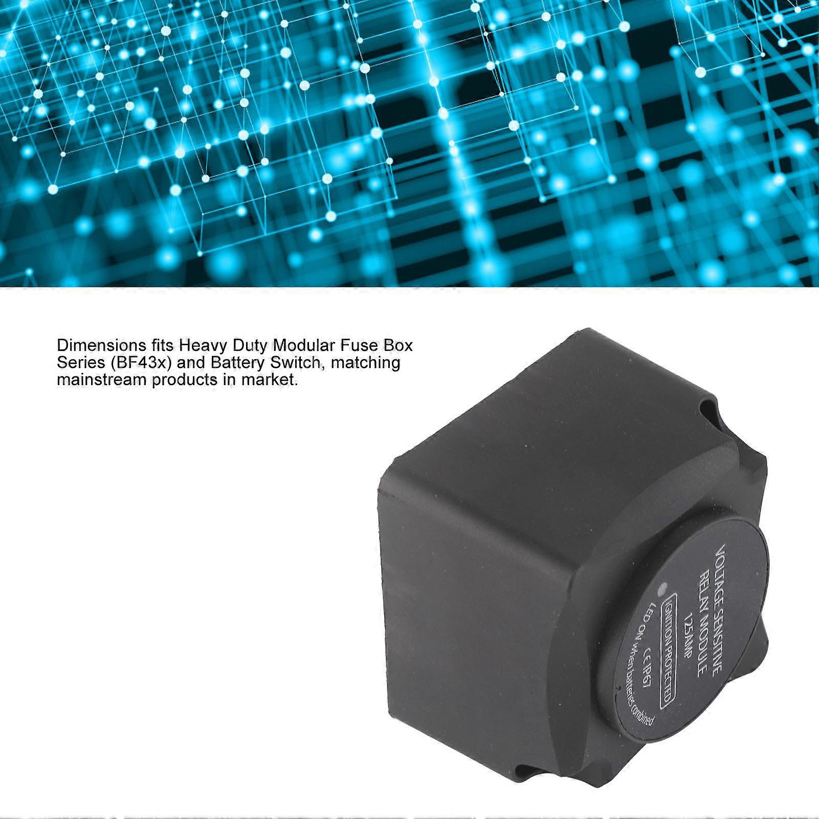 Voltage Sensitive Relay (VSR) / Automatic Charging Relay 125A Dual ...