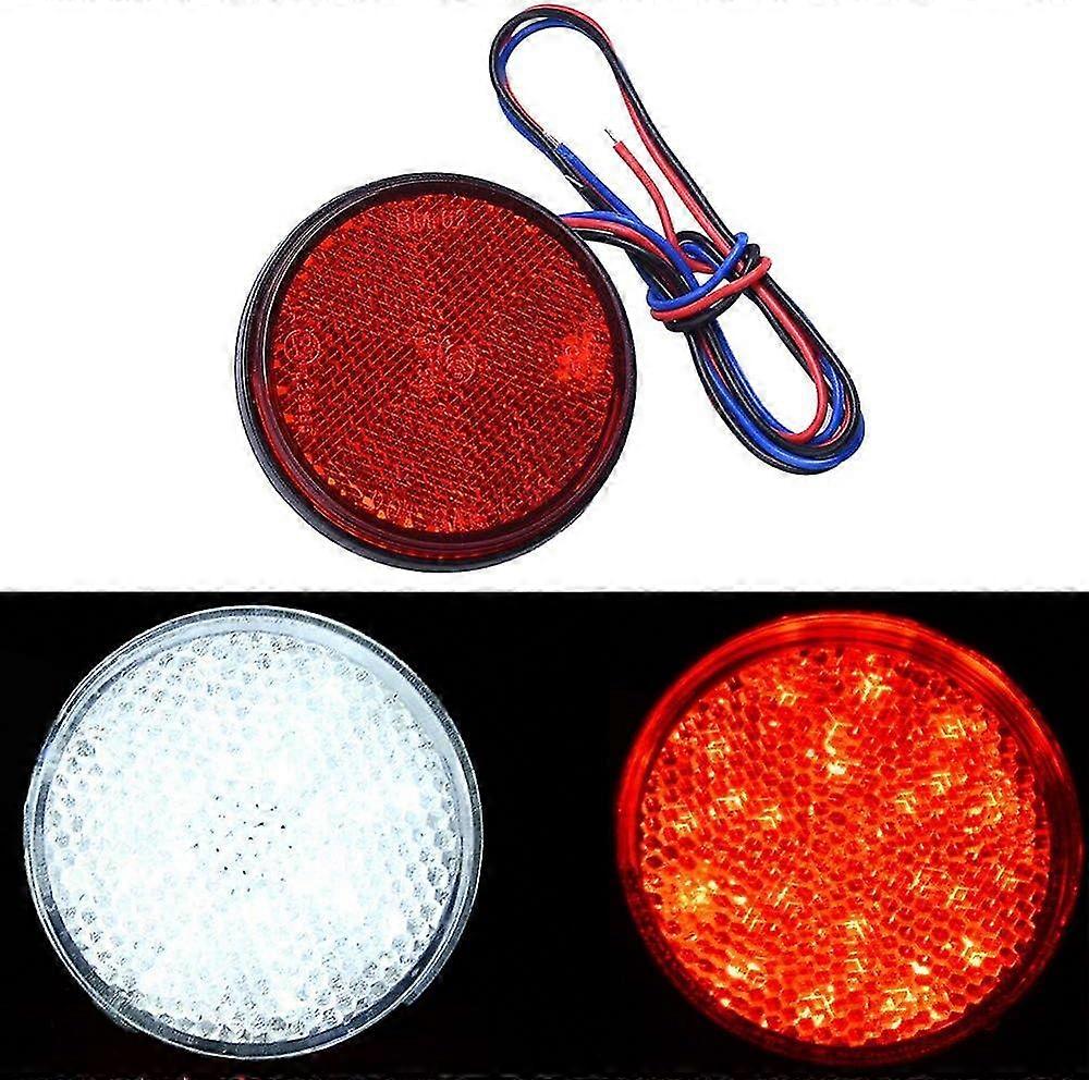 Pack Trailer Tail Lights, Round Led Rear Brake Lights For Car ...