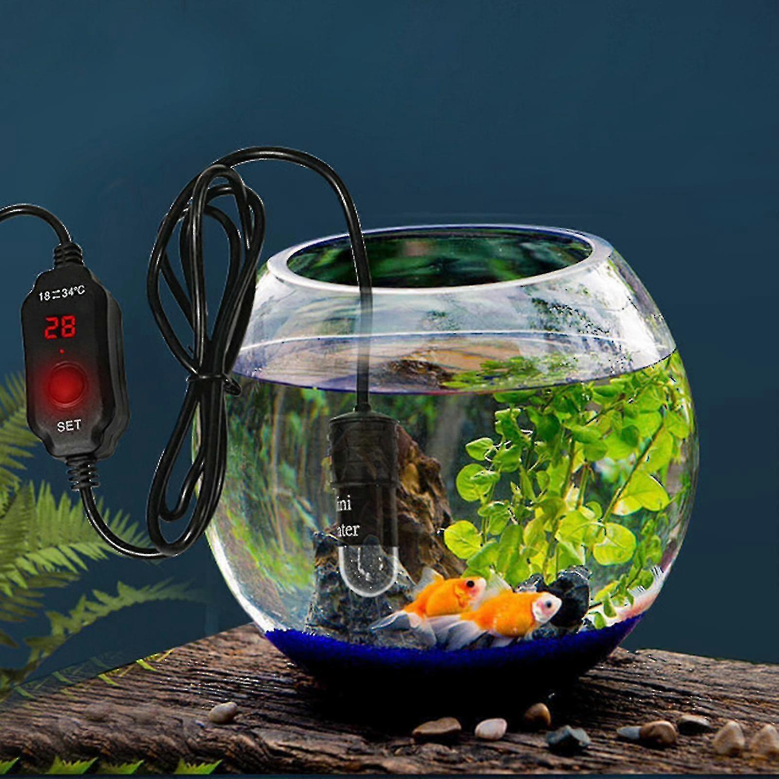 Adjustable 10w Mini Aquarium Heater Submersible Fish Tank Heater With ...