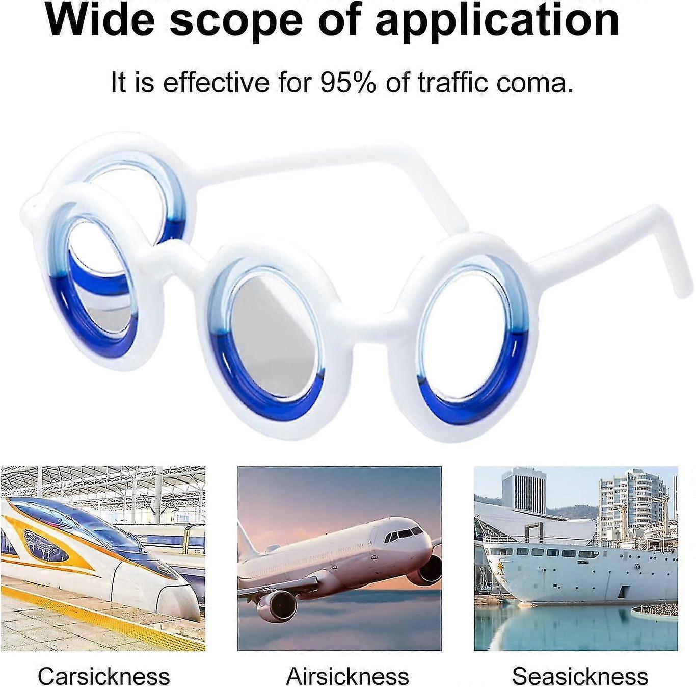 Alleviate Motion Sickness Anti-nausea Smart Glasses, Portable Anti ...