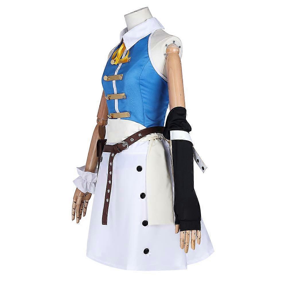 Halloween Anime Fairy Cos Tail Lucy Cosplay Wig Costume Dress Outfits ...