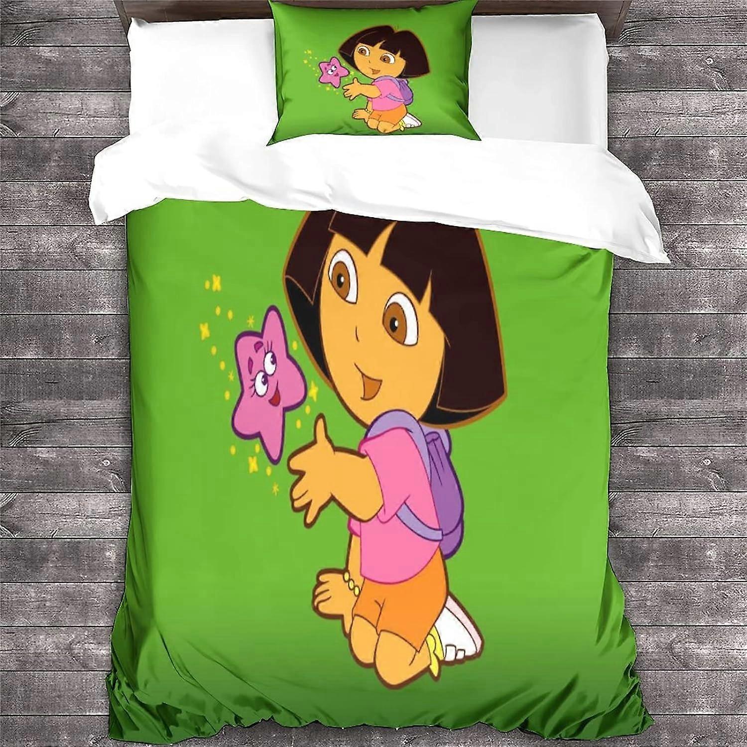 Dora The Explorer Sängkläder Dora The Explorer Påslakan och Påslakan ...