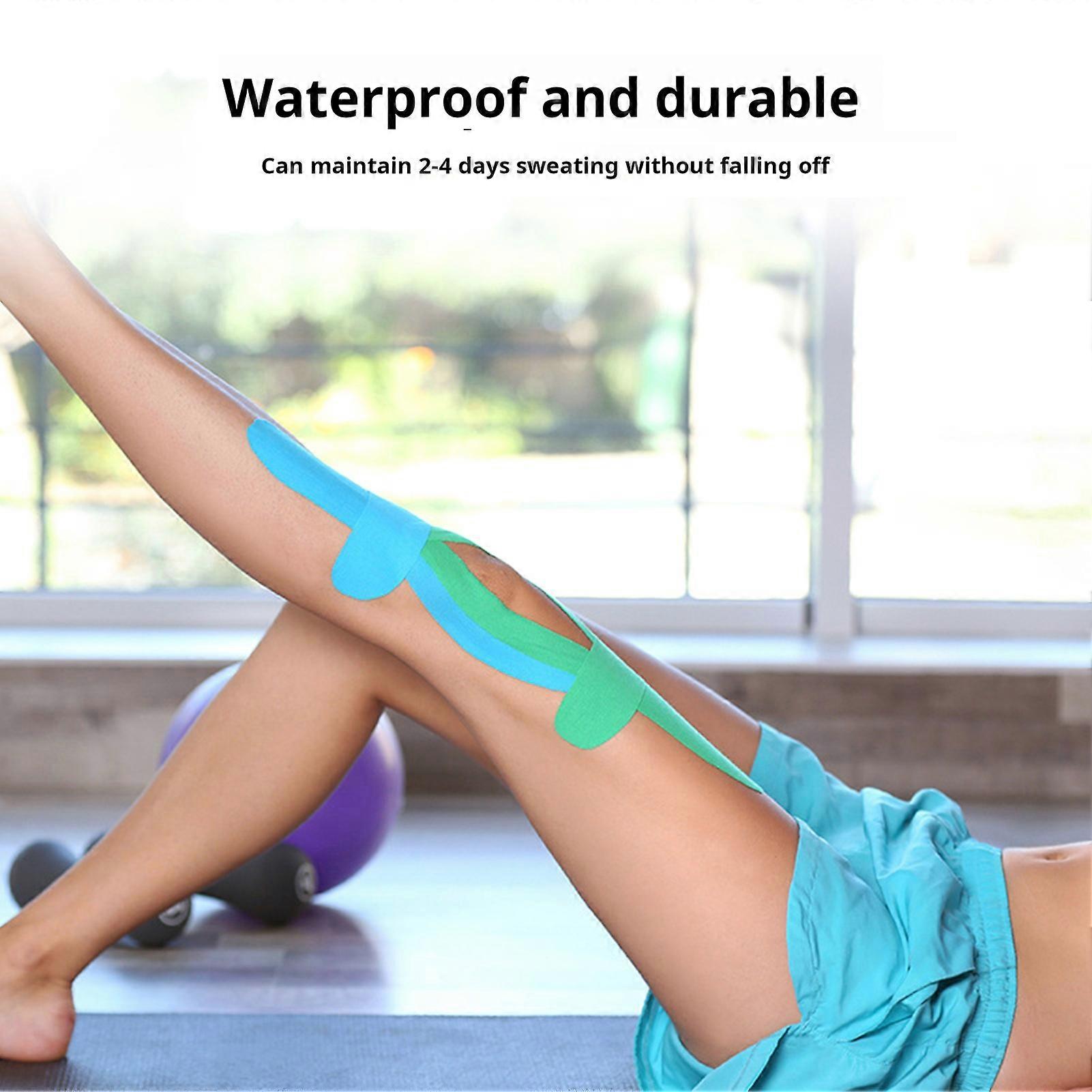 Kinesiology Tape Breathable Muscle Wrap Tape Athletic Elastic Muscle ...