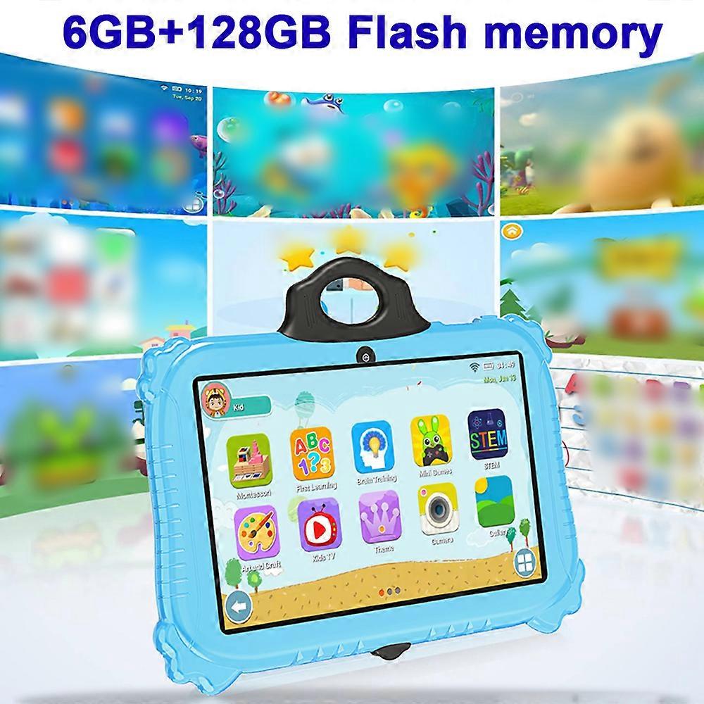 Kids Tablet 7-inch Android 11 6GB+128GB 1960*1080 High-Clear Screen ...