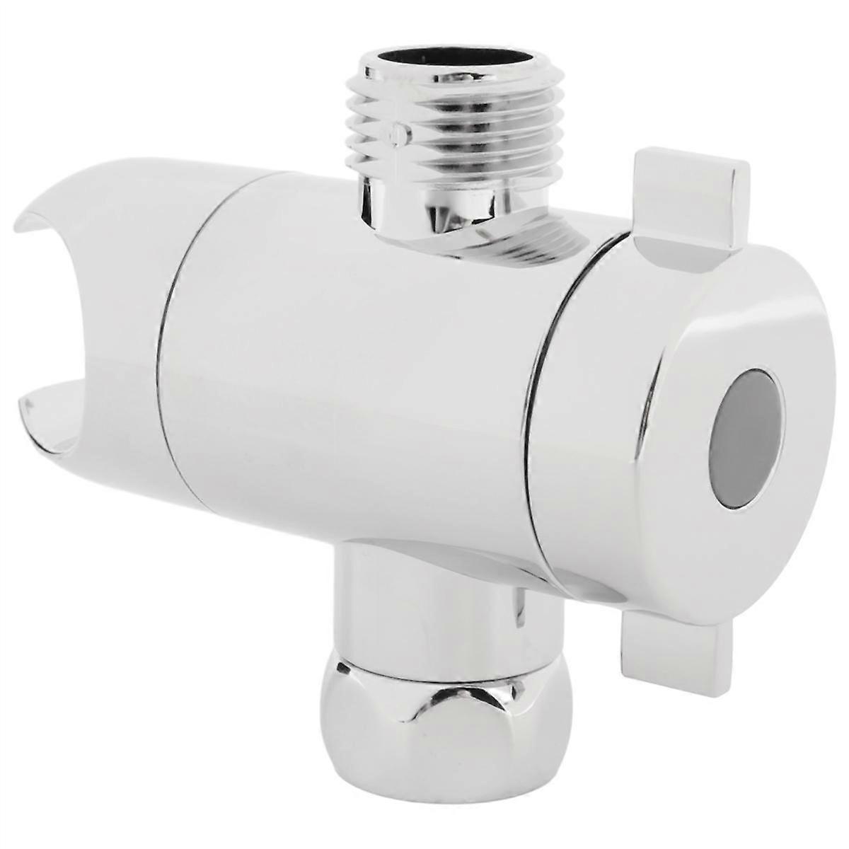 3 Way Shower Diverter with Hand Shower Cradle Faucet Overhead Shower ...